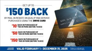 Drive Card Rebate 2025 - Car-X
